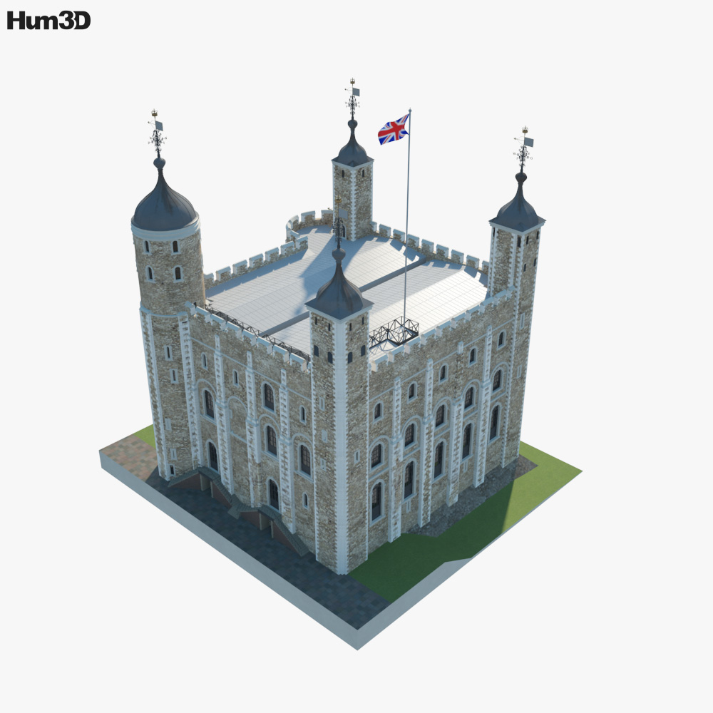 Tower of London 3D model - Download Buildings on 3DModels.org