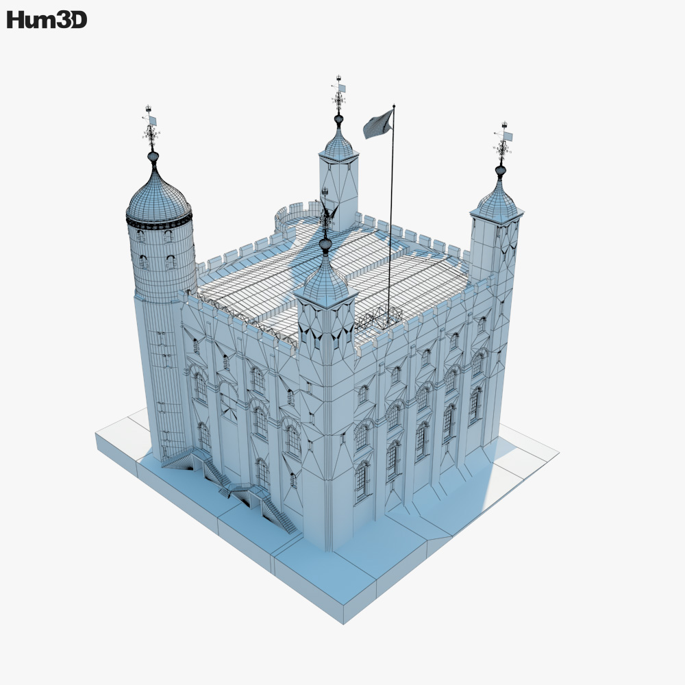 Tower of London 3D model - Download Buildings on 3DModels.org