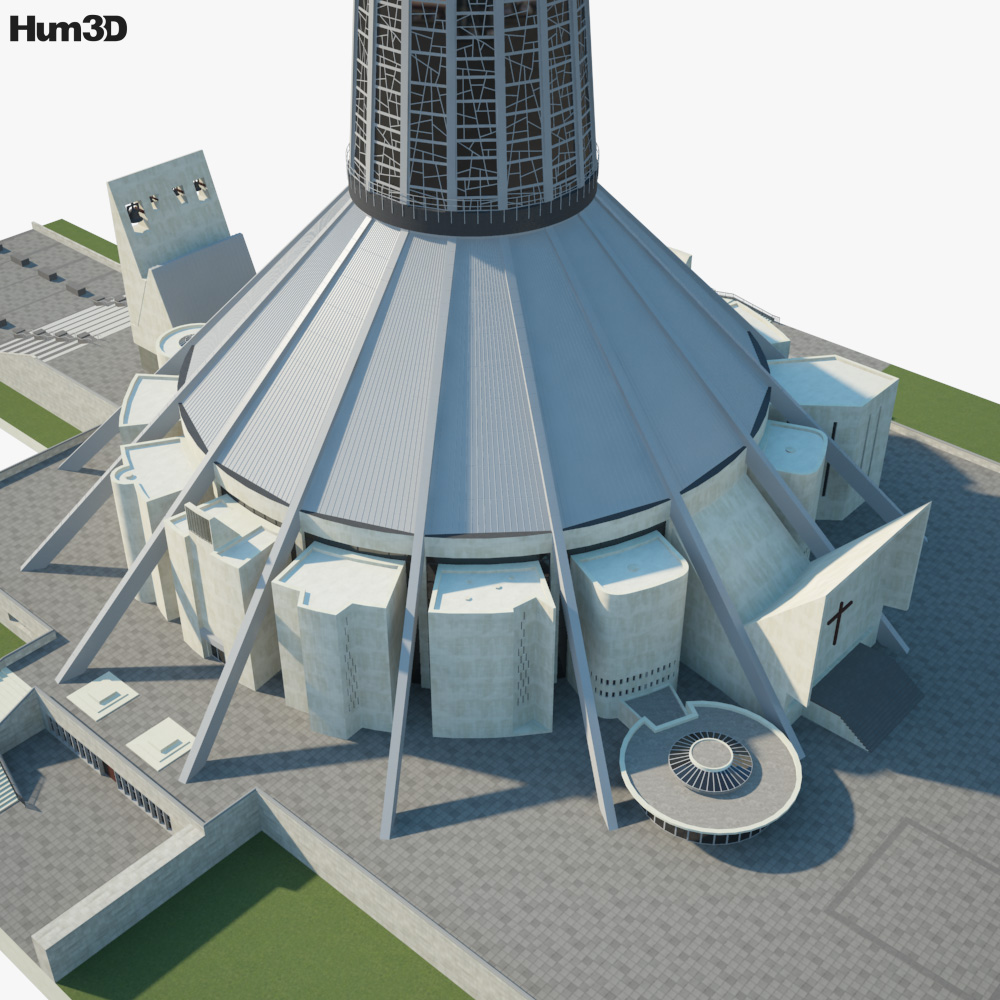 Liverpool Metropolitan Cathedral 3D model - Download Buildings on ...