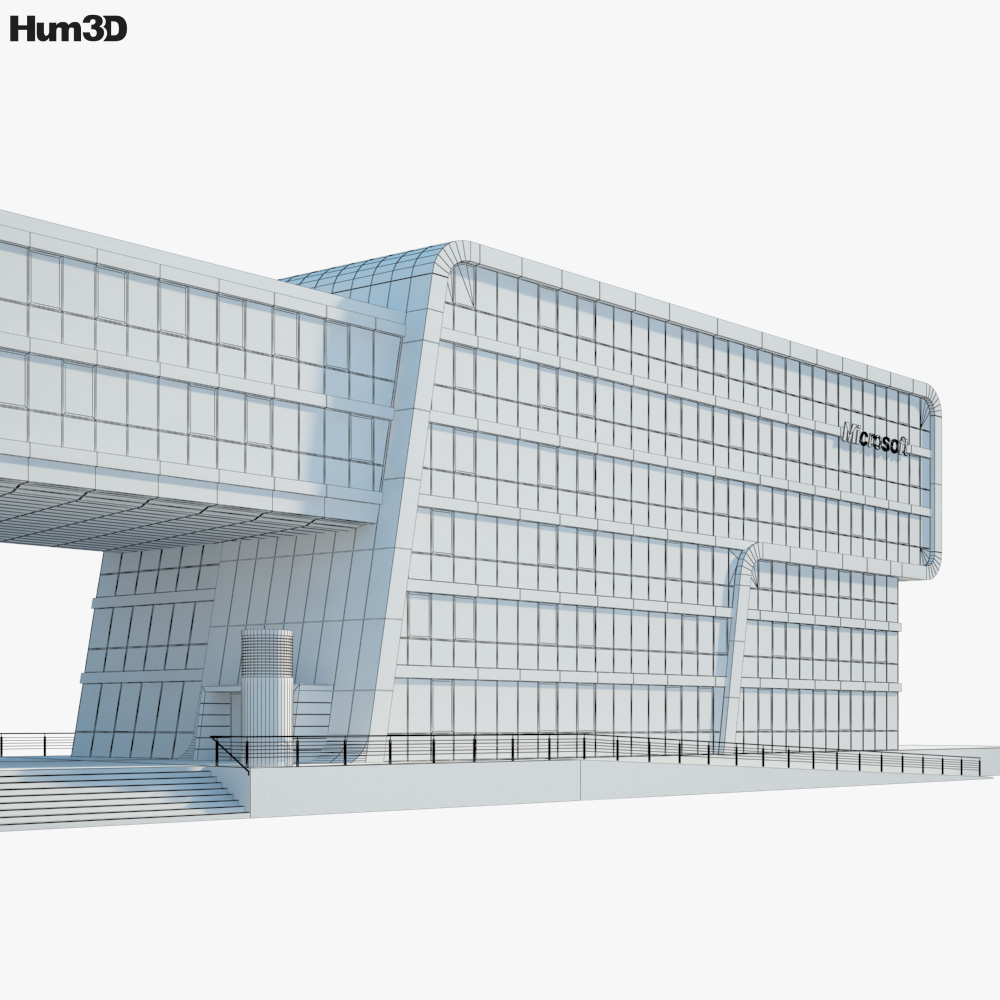Microsoft Office Building Cologne 3D model - Download Buildings on ...