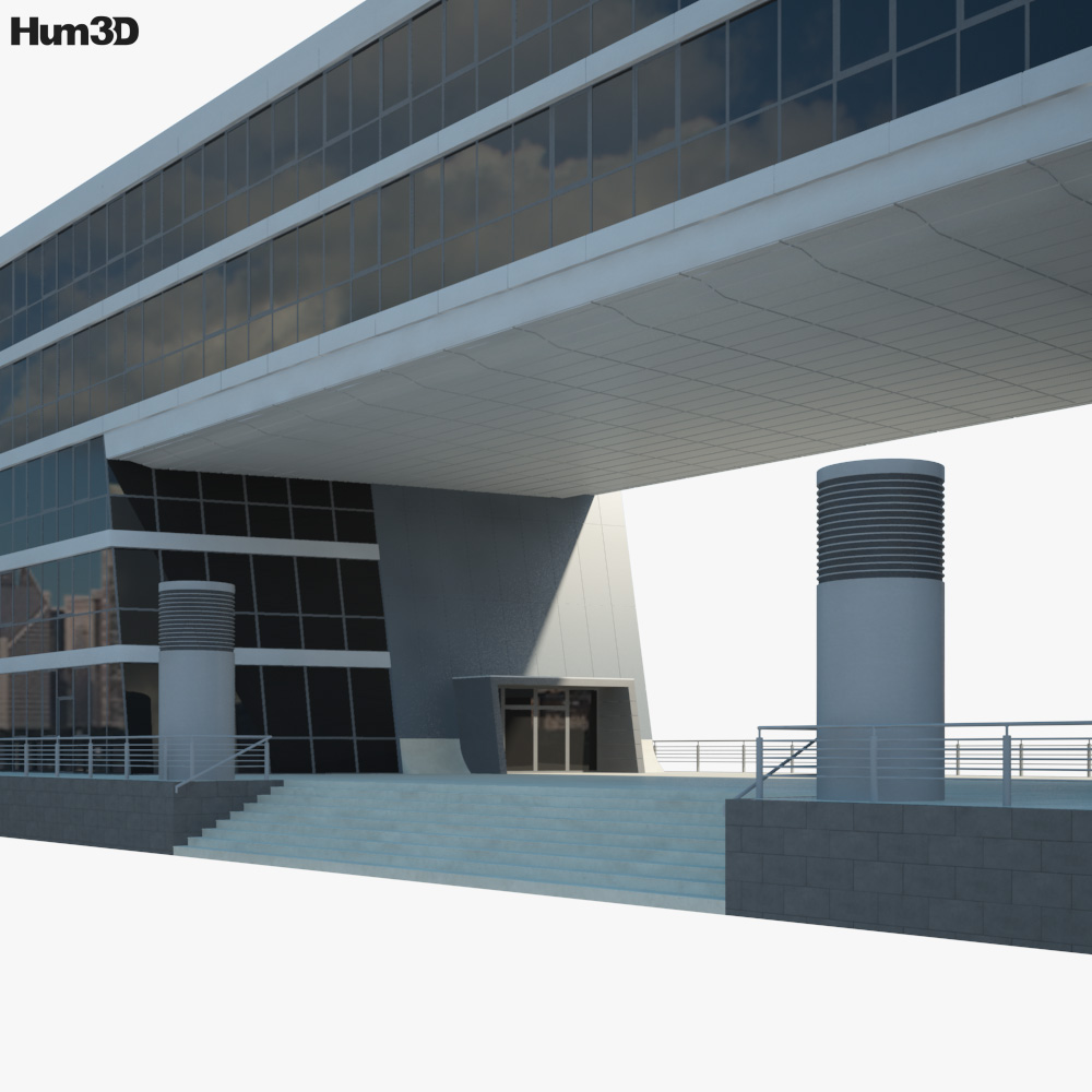 Microsoft Office Building Cologne 3D model - Download Buildings on ...