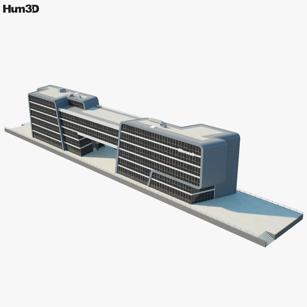 Microsoft Office Building Cologne 3D model - Download Buildings on ...