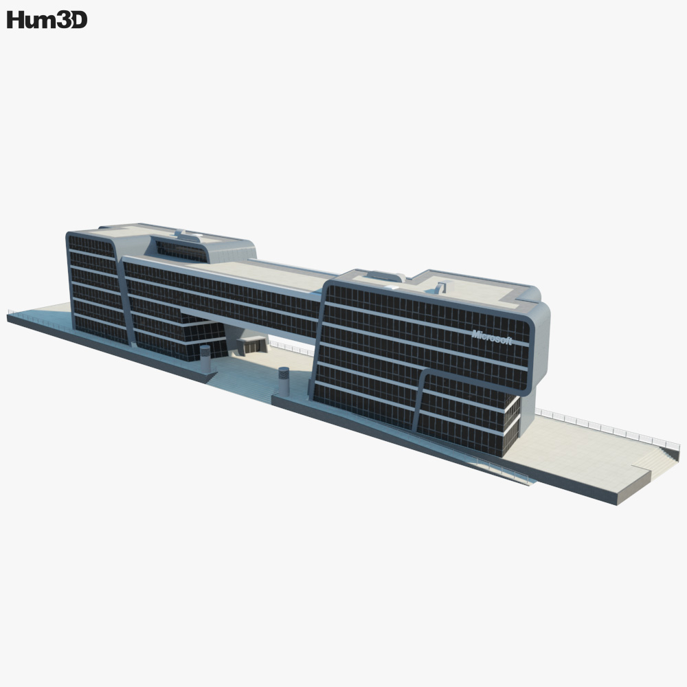 Microsoft Office Building Cologne 3D model - Download Buildings on ...