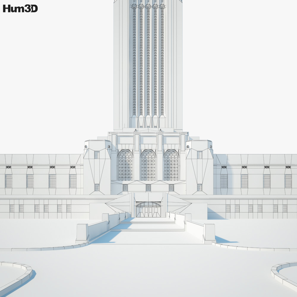 Nebraska State Capitol 3D model - Download Buildings on 3DModels.org
