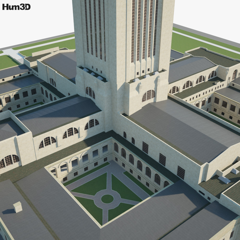 Nebraska State Capitol 3D model - Download Buildings on 3DModels.org