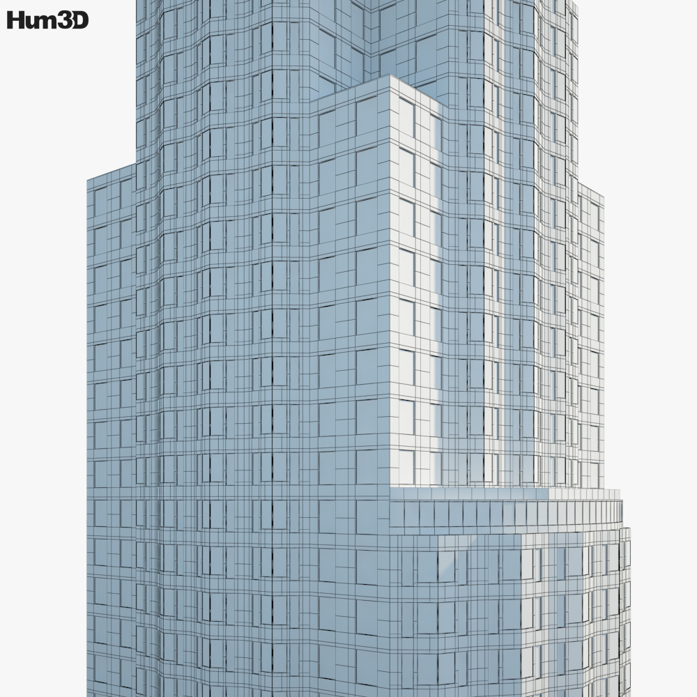 US Bank Tower 3D model - Download Buildings on 3DModels.org