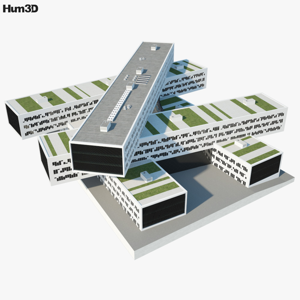 Statoil Building Oslo 3D model - Download Buildings on 3DModels.org