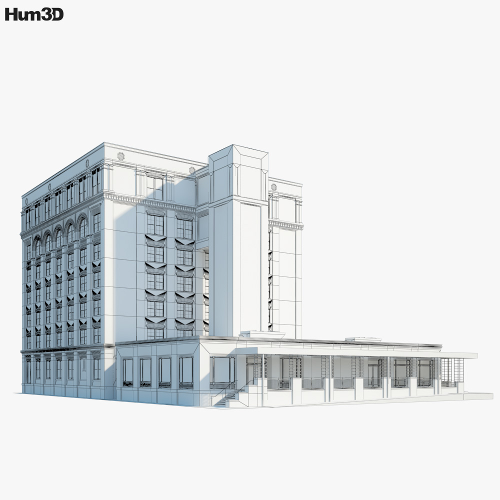 Texas School Book Depository 3D model - Download Buildings on 3DModels.org