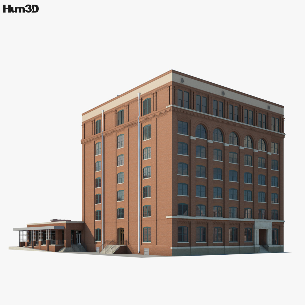 Texas School Book Depository 3D model - Download Buildings on 3DModels.org