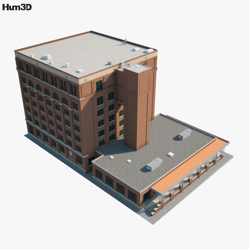 Texas School Book Depository 3D model - Download Buildings on 3DModels.org