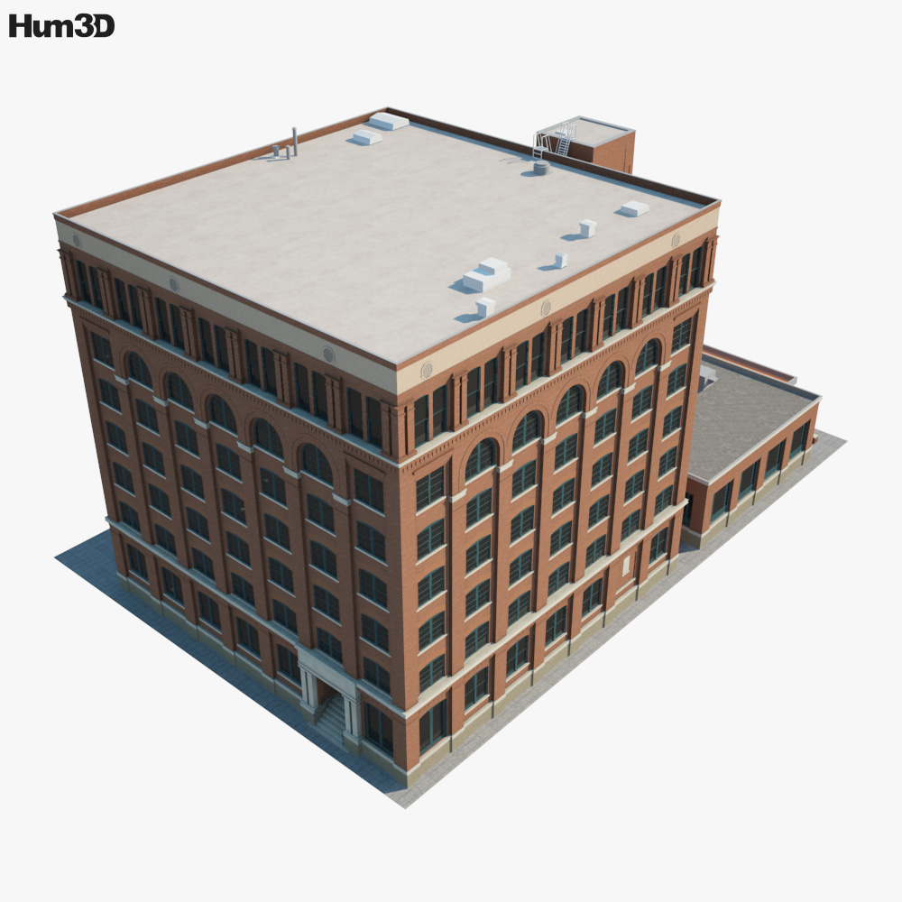 Texas School Book Depository 3D model - Download Buildings on 3DModels.org