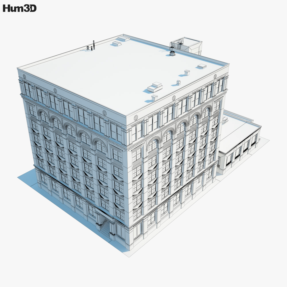 Texas School Book Depository 3D model - Download Buildings on 3DModels.org