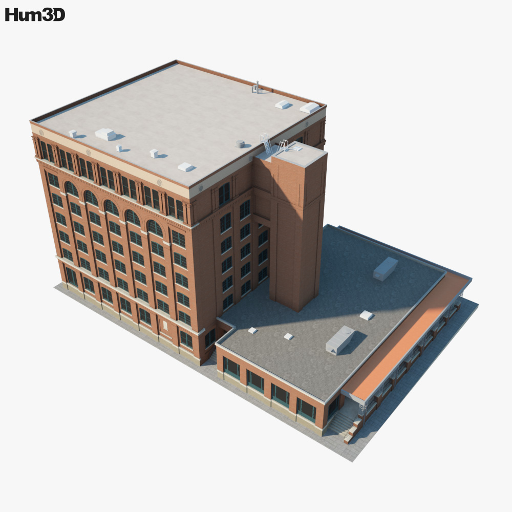 Texas School Book Depository 3D model - Download Buildings on 3DModels.org