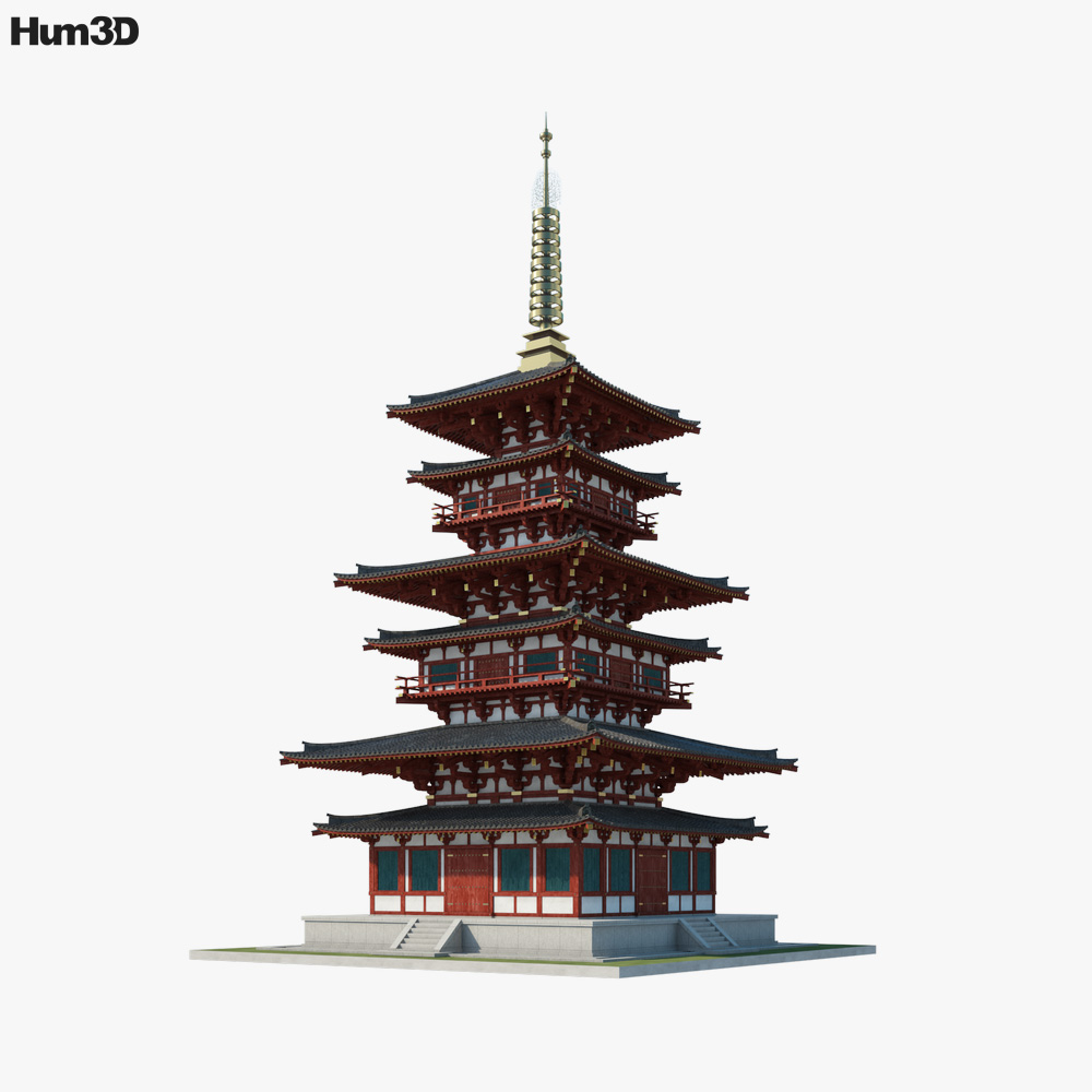 Pagoda Modelos 3D Descargar - 3DModels.org