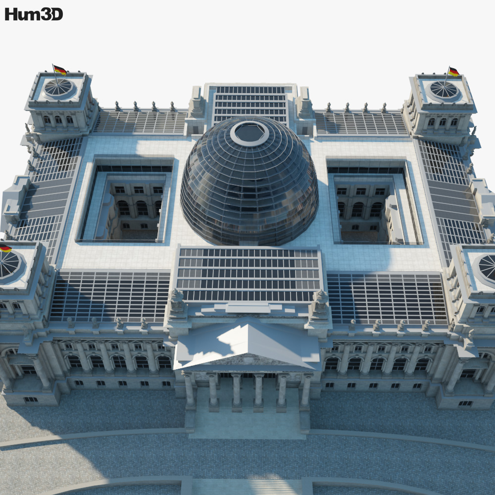 Edificio del Reichstag Modelo 3D - Descargar Edificios on 3DModels.org
