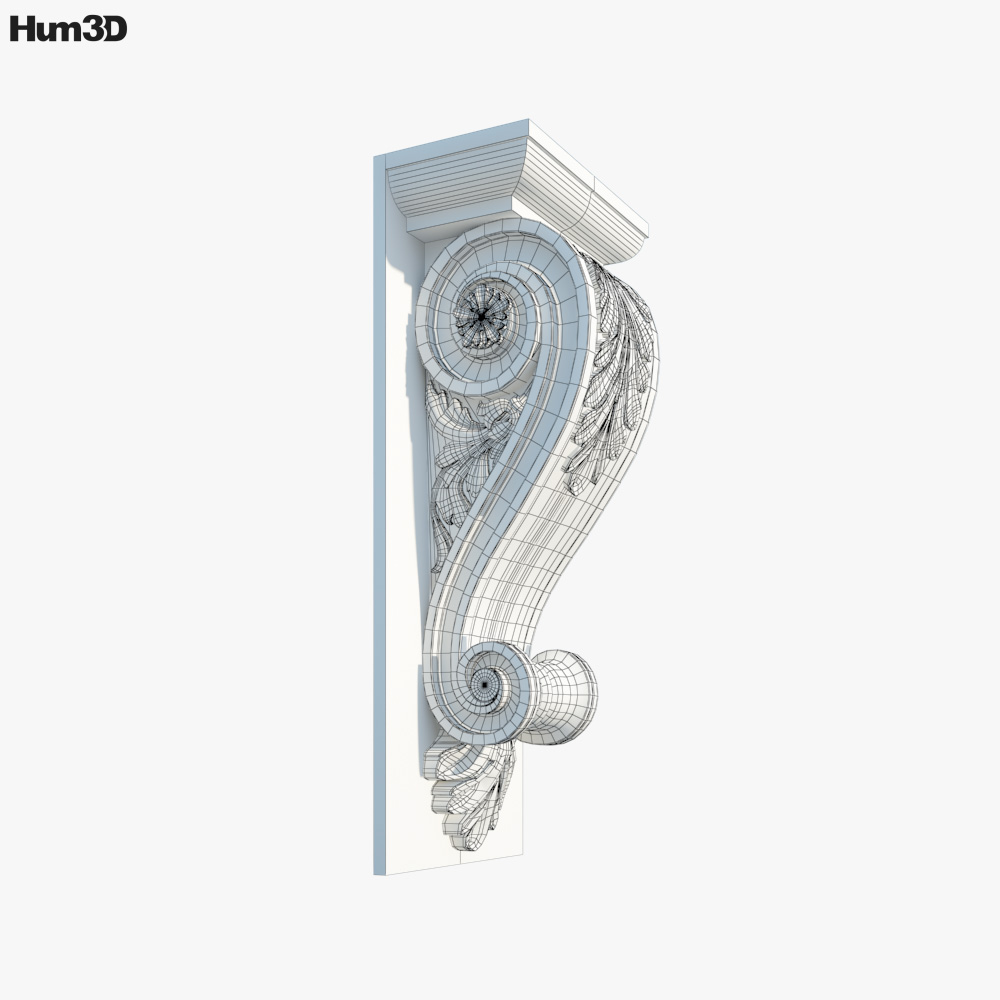 Corbel 3D model - Download Building components on 3DModels.org