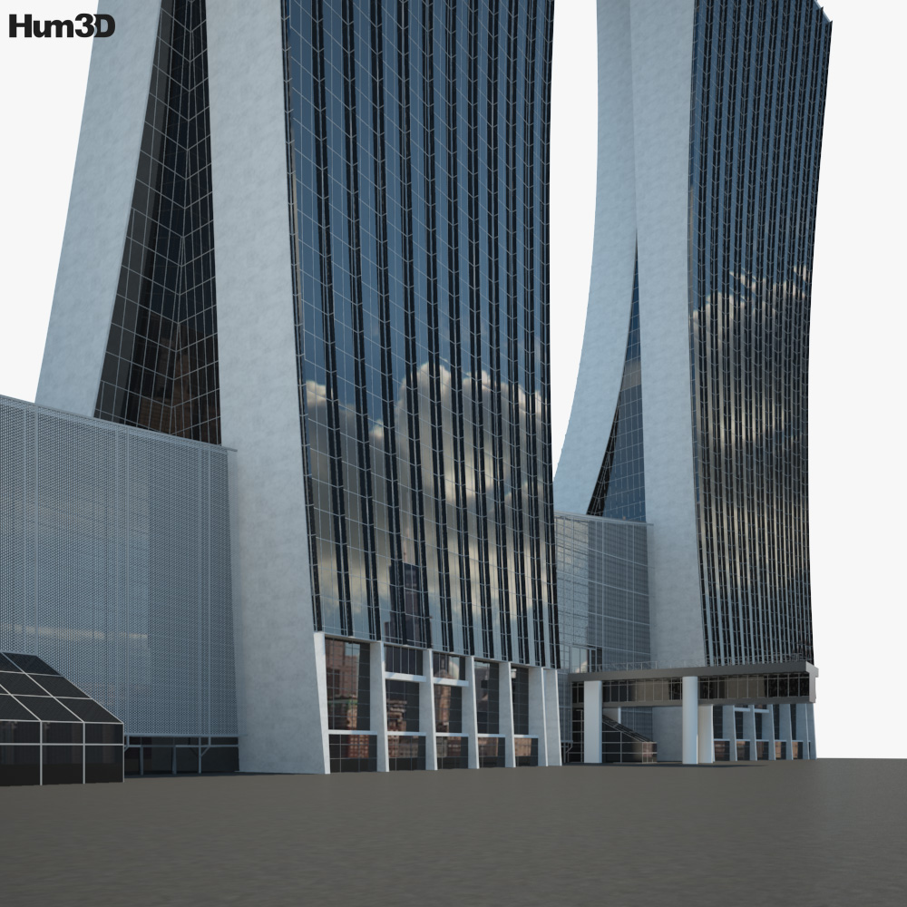Marina Bay Sands 3D model - Download Buildings on 3DModels.org