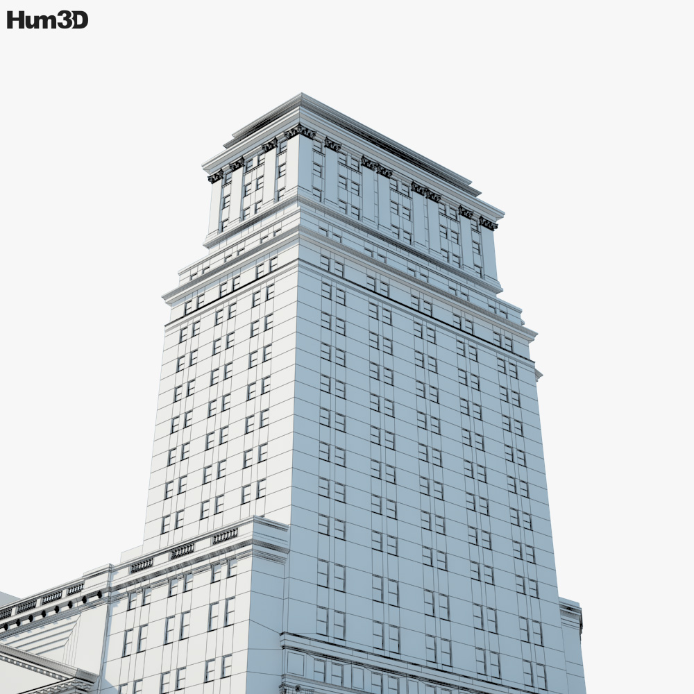 New York Stock Exchange Building 3D model - Download Buildings on ...