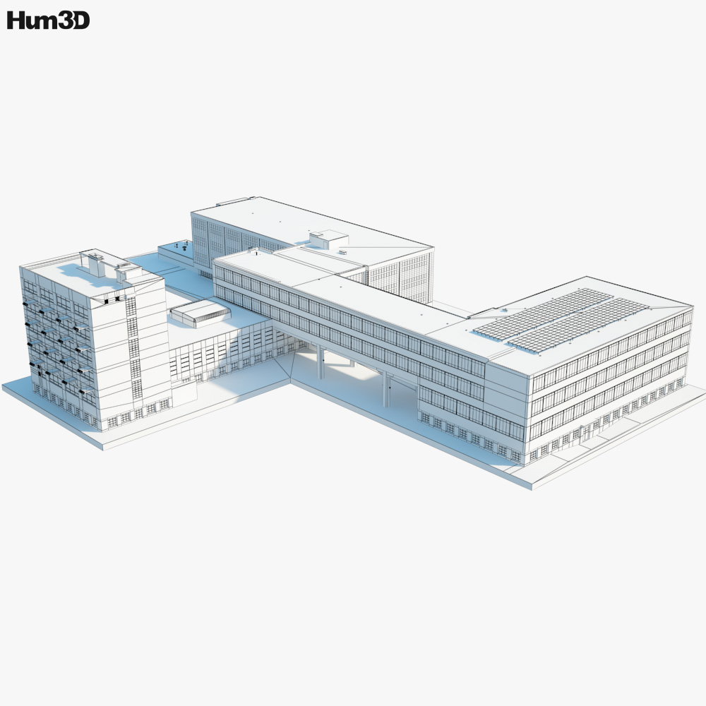 Bauhaus Dessau Building Plan