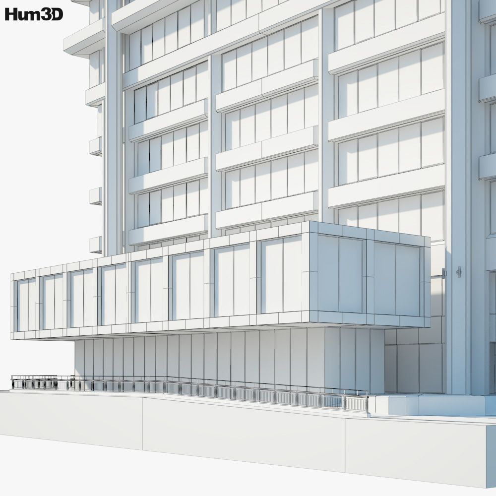 White Chapel Building 3D model - Download Buildings on 3DModels.org