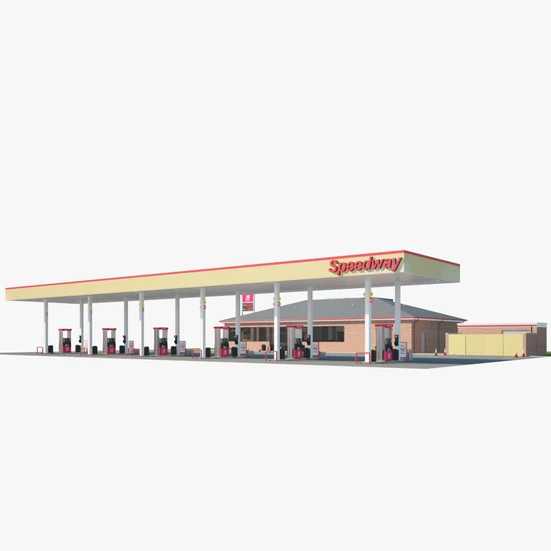 Filling station 3D Models Download - 3DModels.org