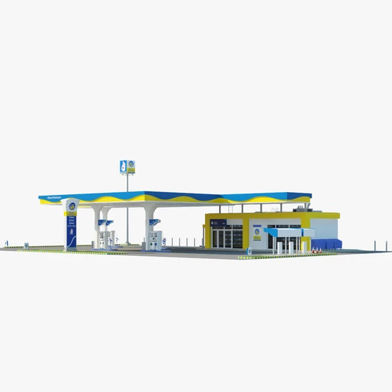 Filling station 3D Models Download - 3DModels.org
