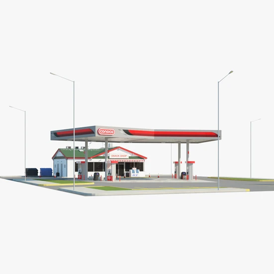 Filling station 3D Models Download - 3DModels.org