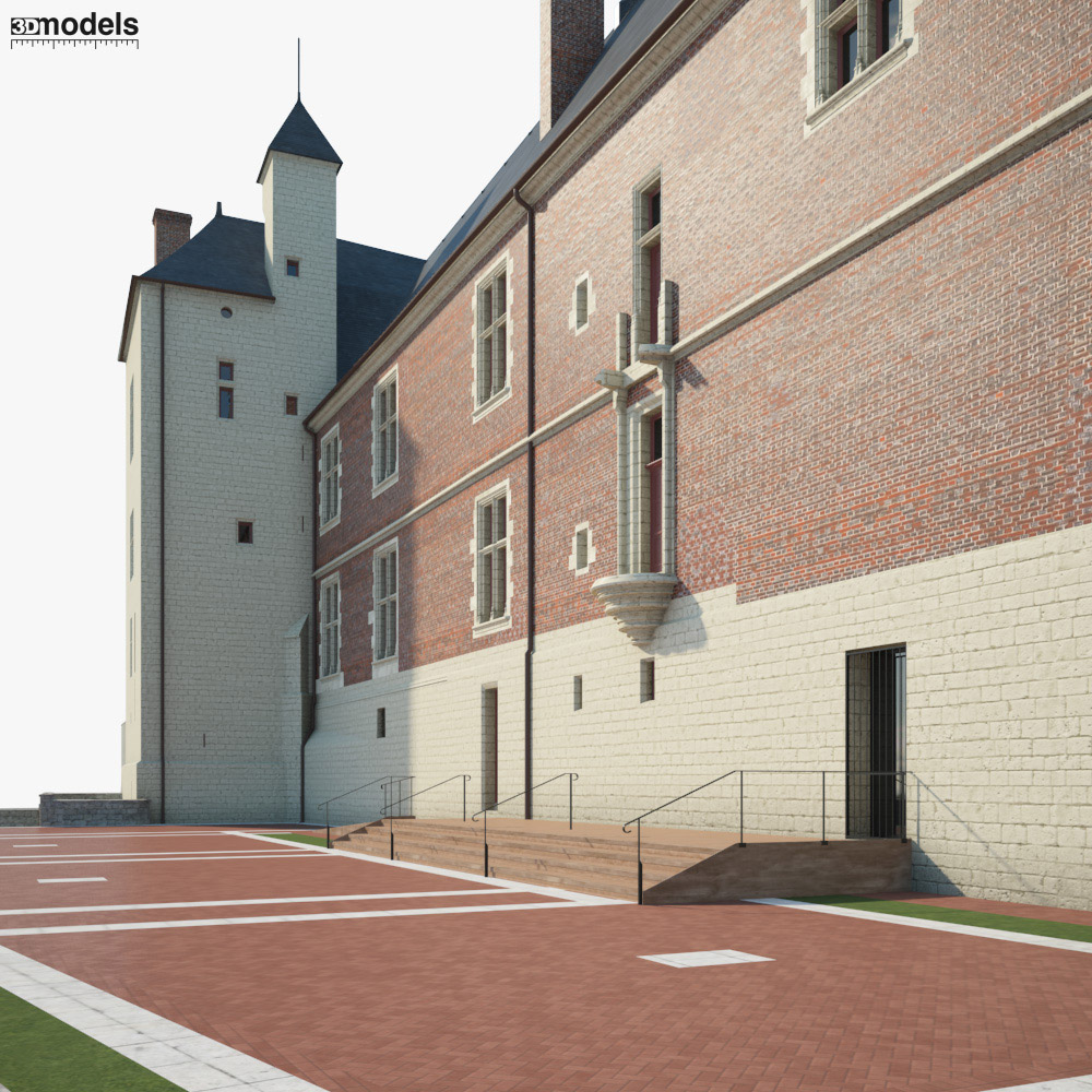 Castle of Gien Modelo 3D - Descargar Edificios on 3DModels.org