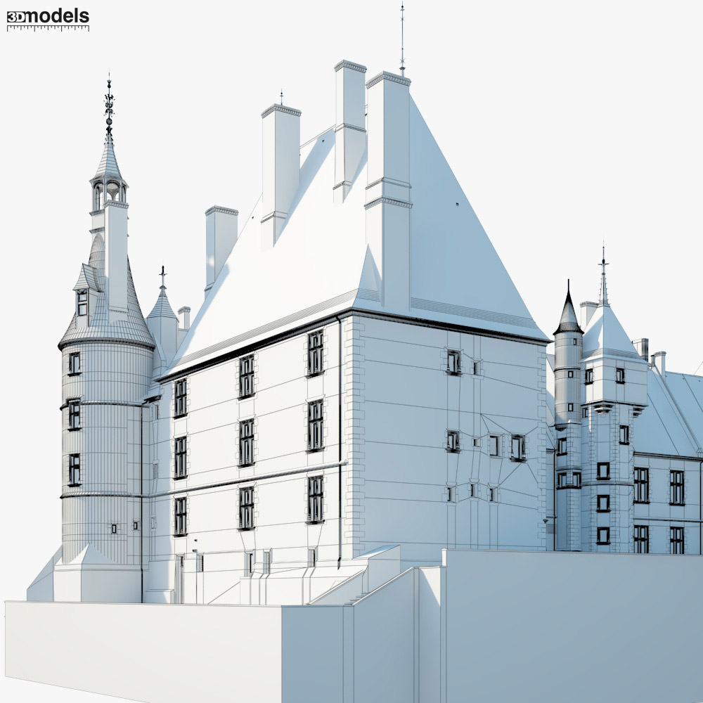 Castle of Gien Modelo 3D - Descargar Edificios on 3DModels.org
