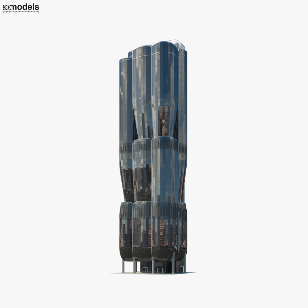Glass tower 3D Models Download - 3DModels.org