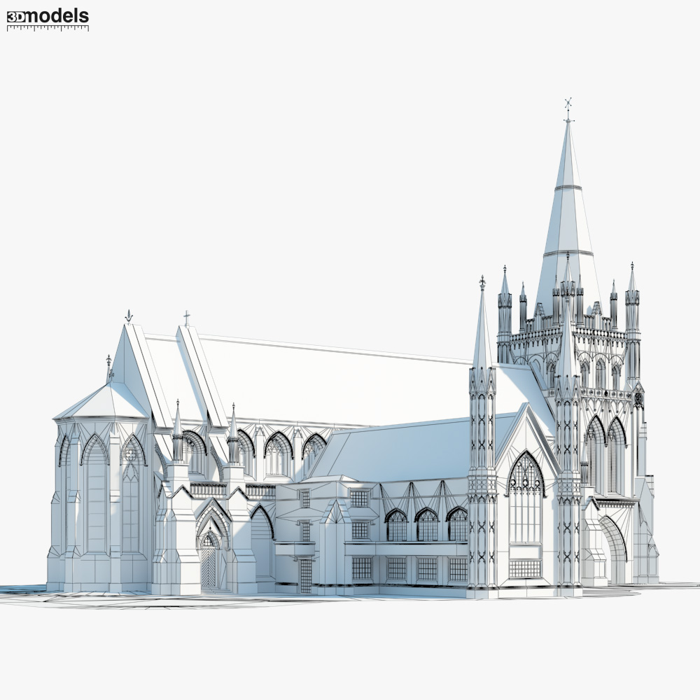 St Andrews Church Singapore 3D model - Download Buildings on 3DModels.org