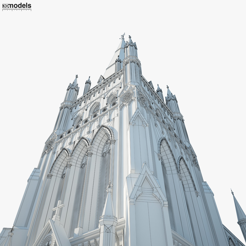 St Andrews Church Singapore 3D model - Download Buildings on 3DModels.org