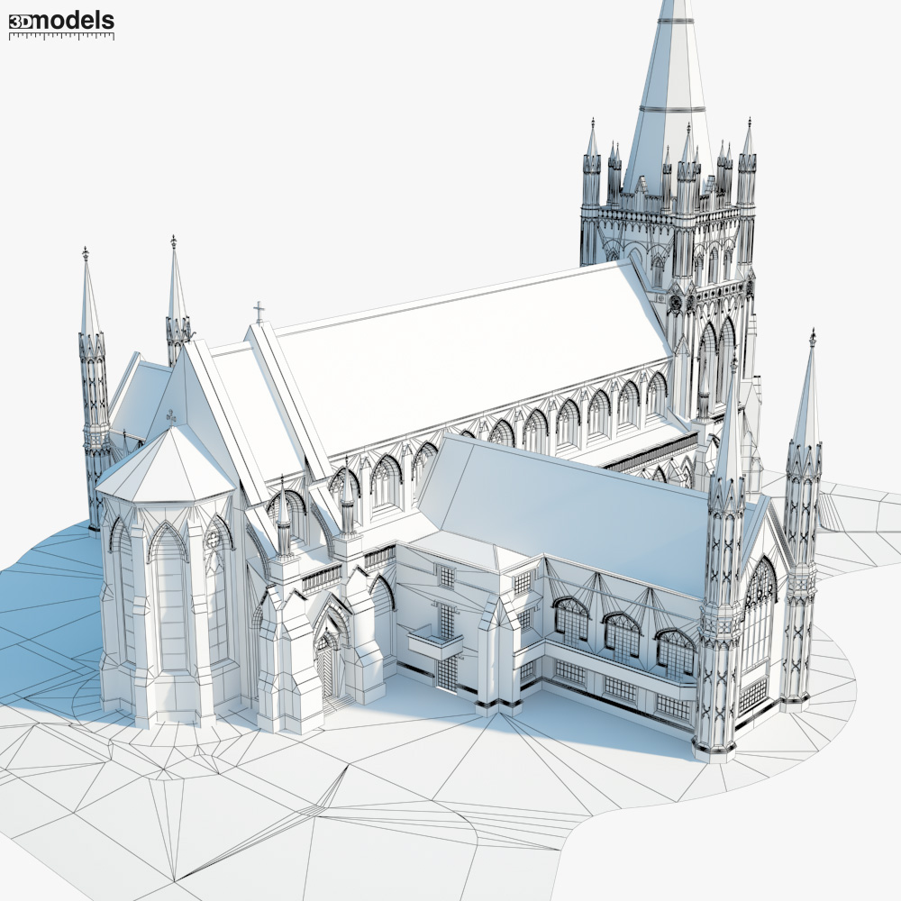 St Andrews Church Singapore 3D model - Download Buildings on 3DModels.org