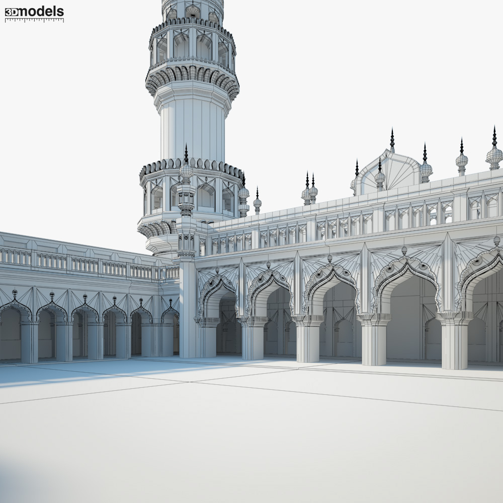 Charminar 3D model - Download Buildings on 3DModels.org