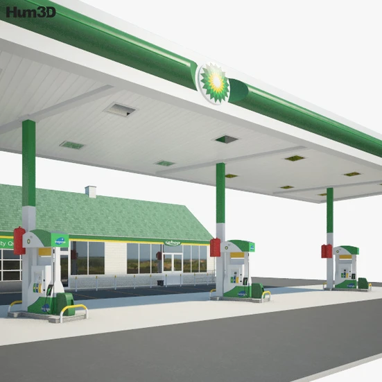 Filling station 3D Models Download - 3DModels.org