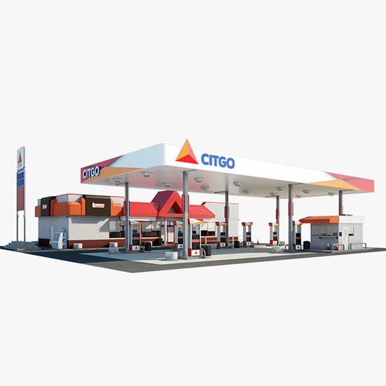 Filling station 3D Models Download - 3DModels.org