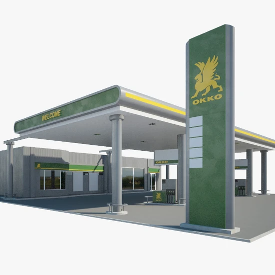 Filling station 3D Models Download - 3DModels.org