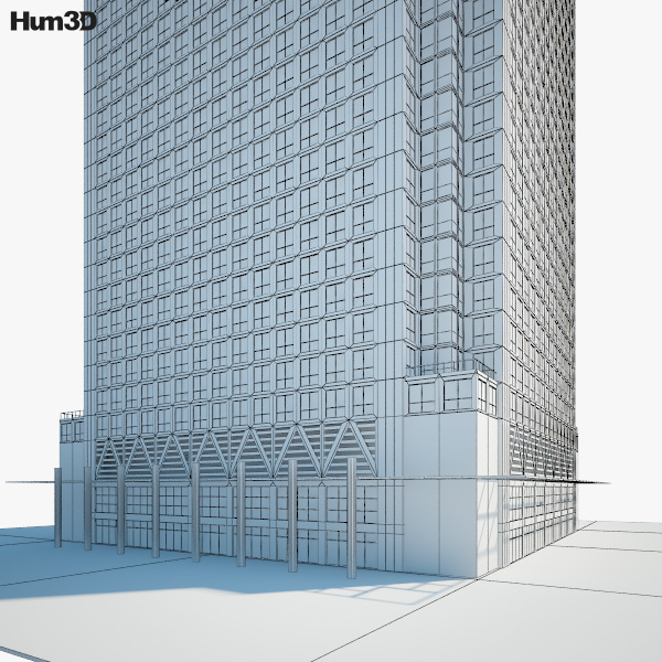 One Canada Square 3D model - Download Buildings on 3DModels.org