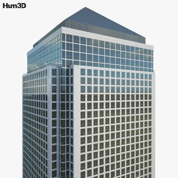 One Canada Square 3D model - Download Buildings on 3DModels.org