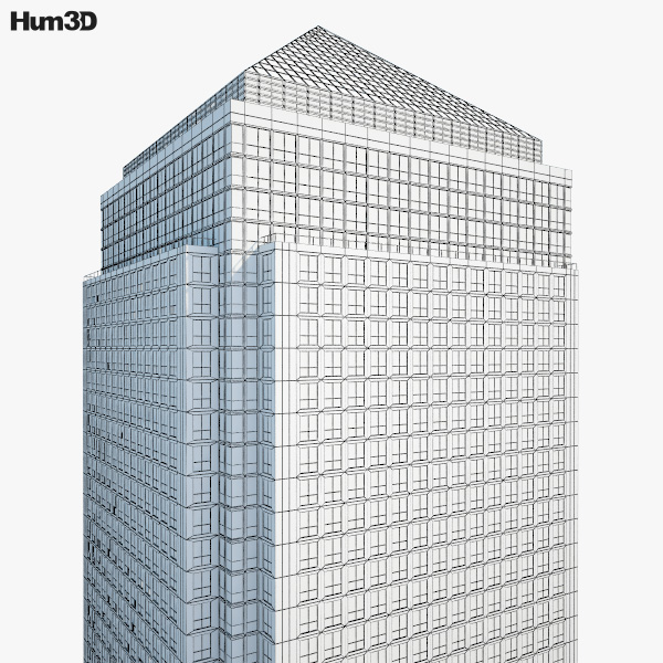 One Canada Square Modelo 3D - Descargar Edificios on 3DModels.org