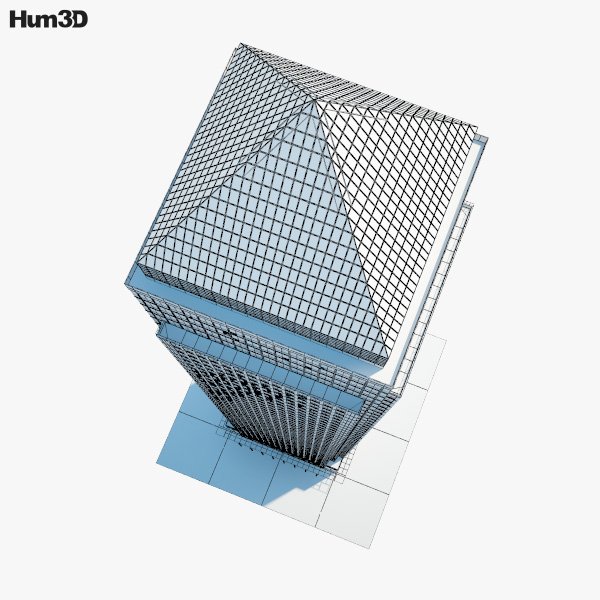 One Canada Square Modelo 3D - Descargar Edificios on 3DModels.org