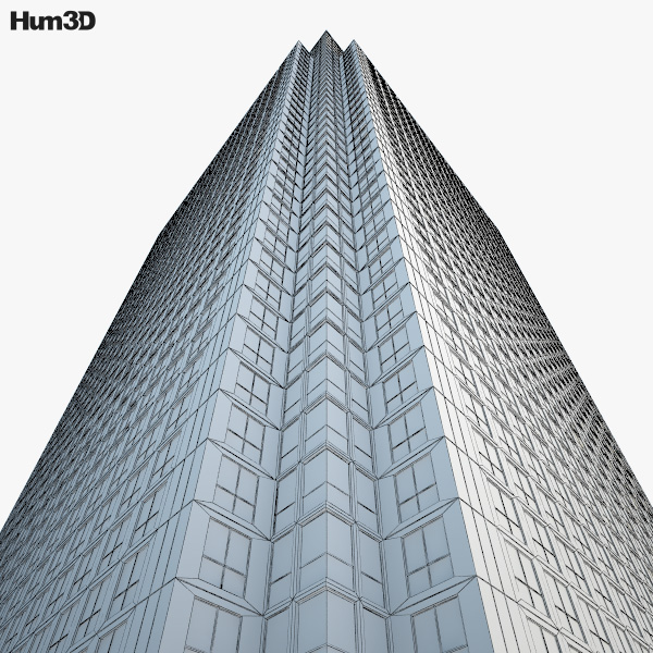 One Canada Square 3D model - Download Buildings on 3DModels.org