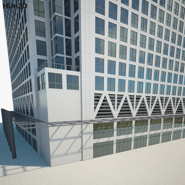 One Canada Square 3D model - Download Buildings on 3DModels.org