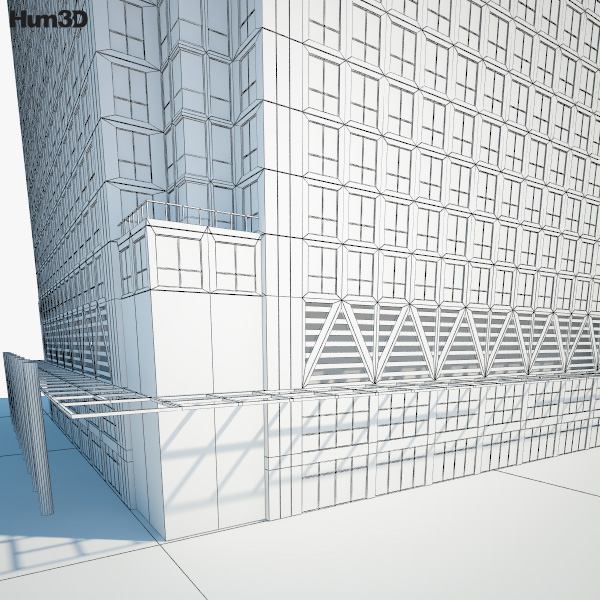 One Canada Square 3D model - Download Buildings on 3DModels.org