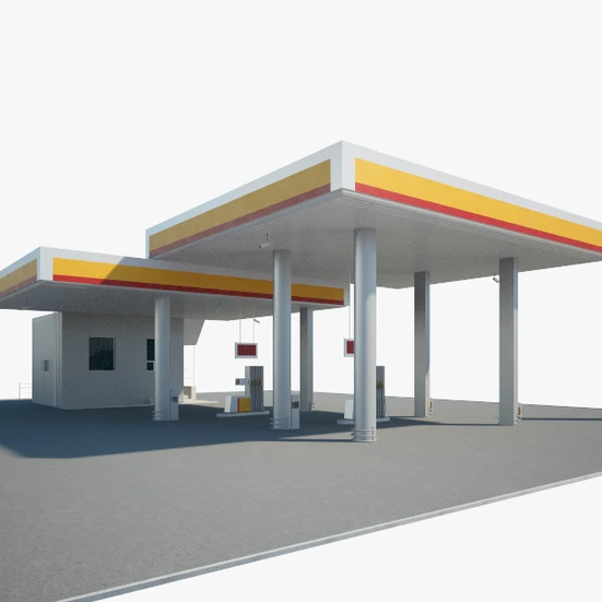 Filling station 3D Models Download - 3DModels.org