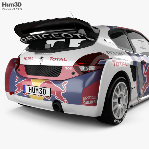 Peugeot Sports Cars Bundle 3D model - Download Sports car on 3DModels.org