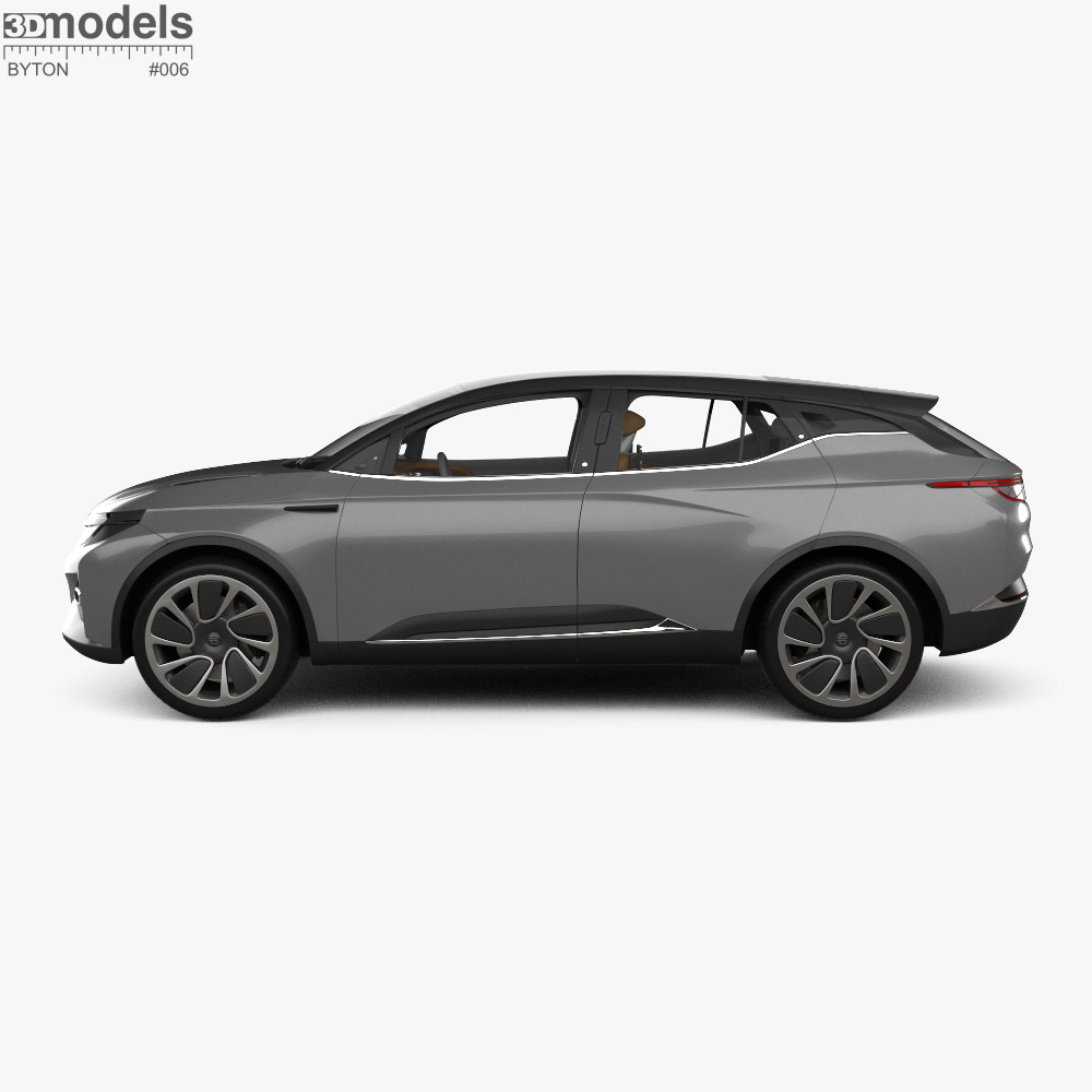 Byton M byte concept with HQ interior 2020 3D model - Download ...