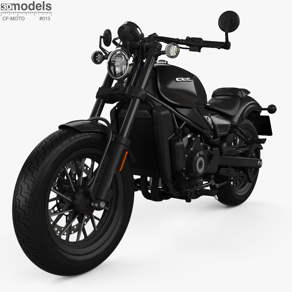 CF-Moto 450CL-C Cruiser Motorrad 2026 3D-Modell - Herunterladen ...