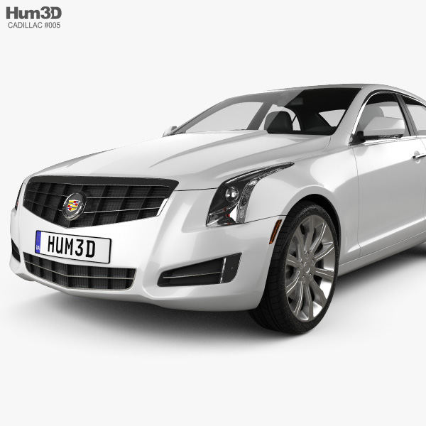 Cadillac ATS 2016 3D model - Download Sedan on 3DModels.org