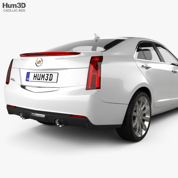 Cadillac ATS 2016 3D model - Download Sedan on 3DModels.org